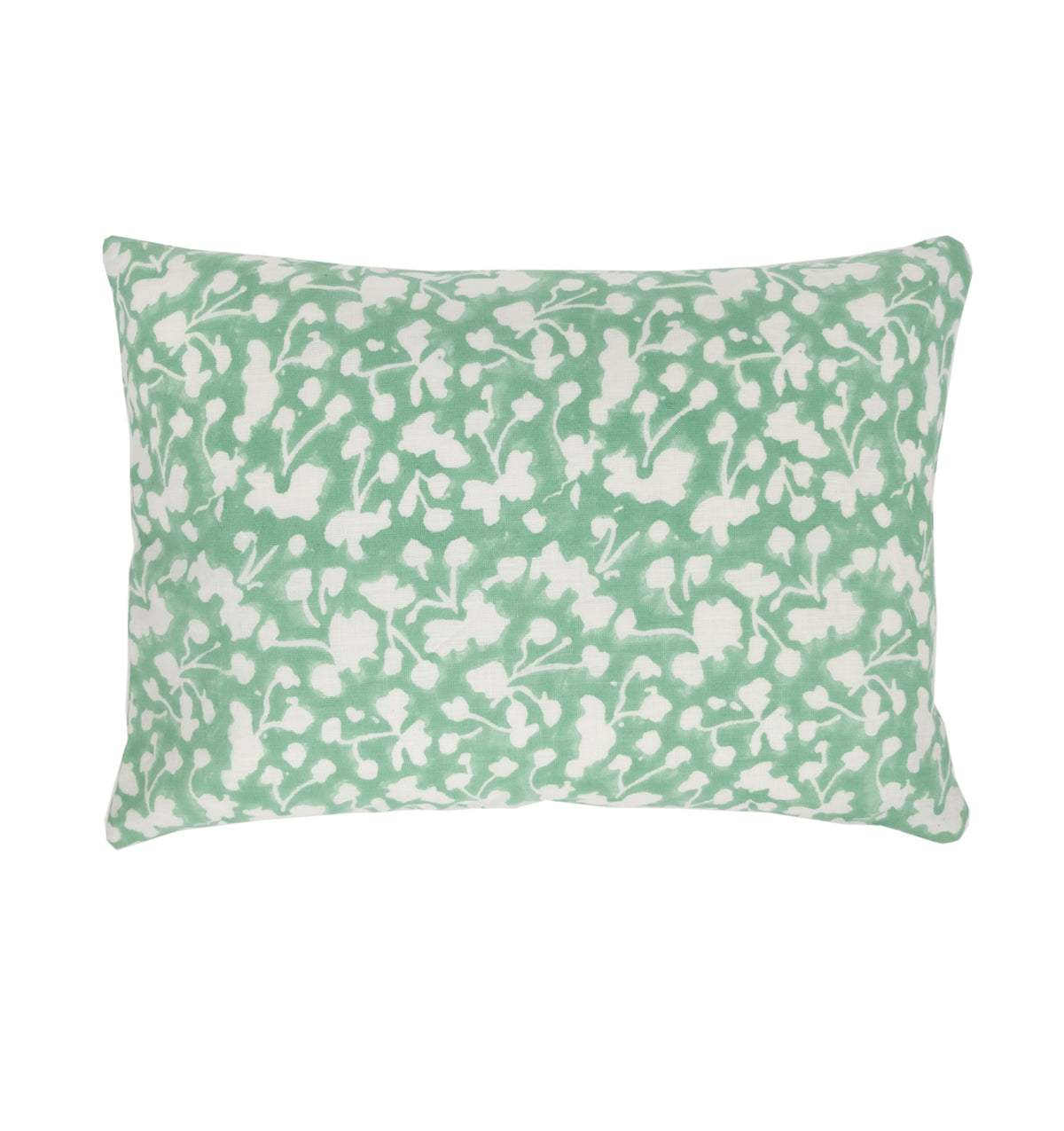 Zara Celadon Block Print Pillow - Allem Studio Textiles – ALLEM STUDIO
